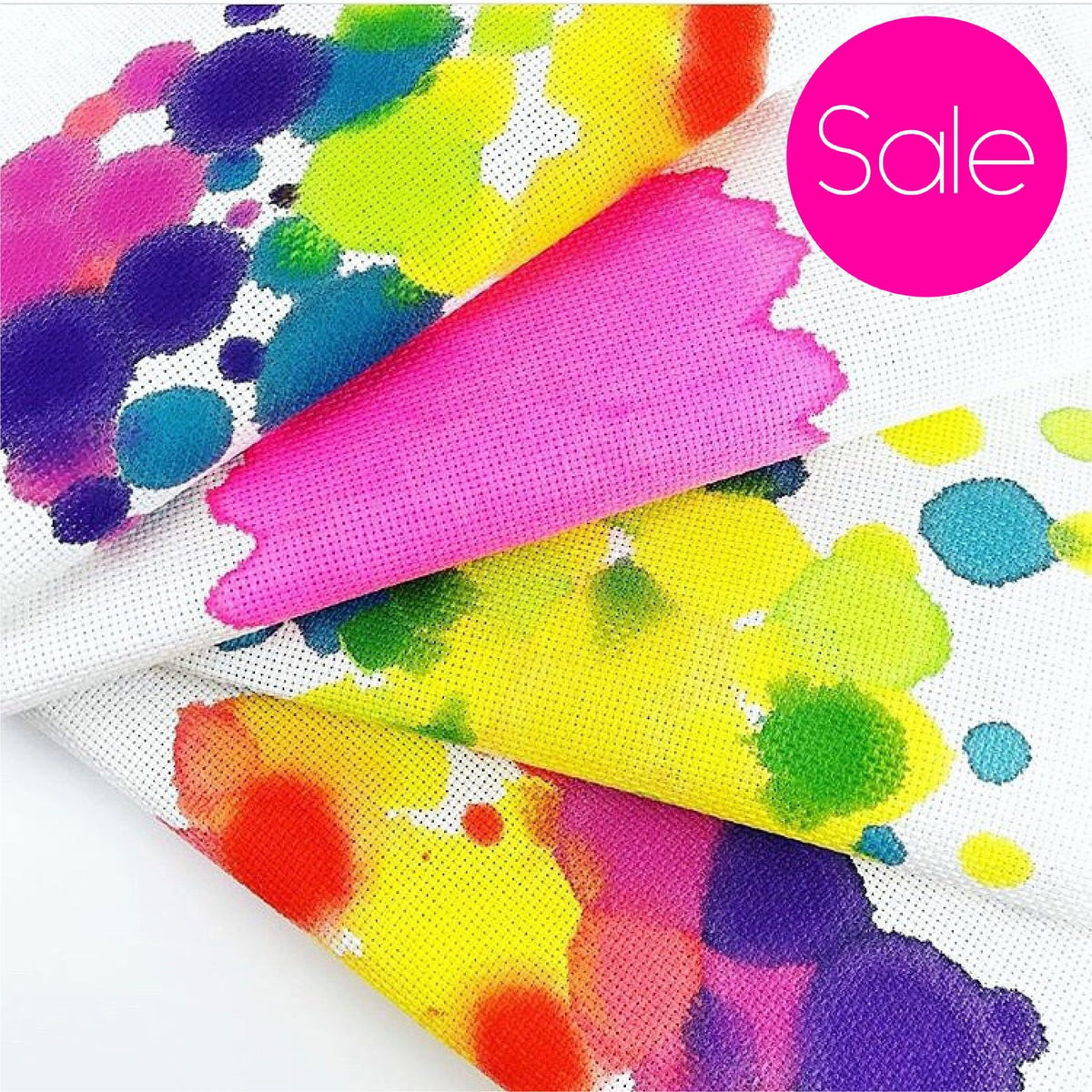 Seconds Sale - Hand Painted Fabric - Regular Kit Size – Stitchsperation