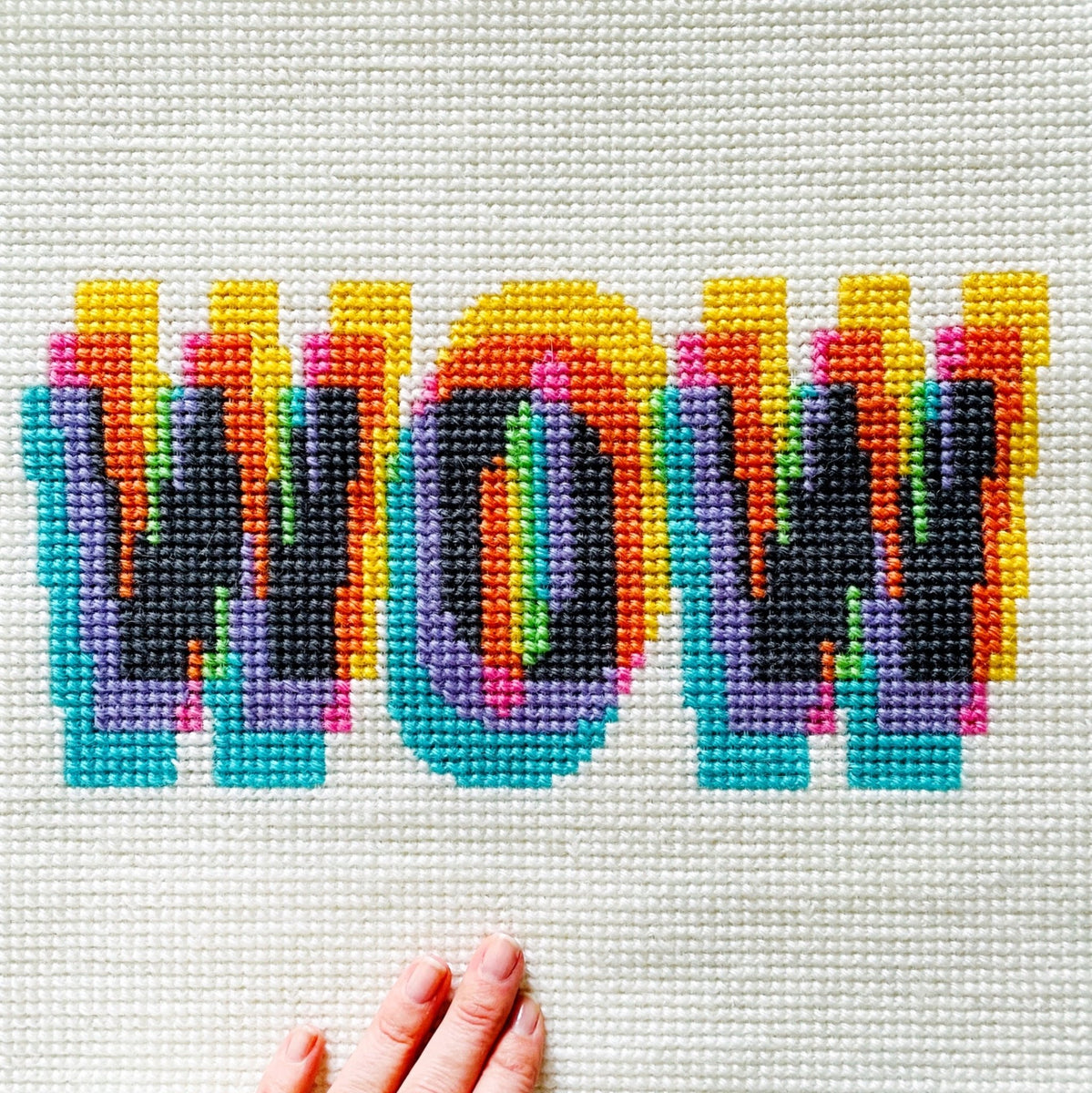 CMYK Wow! - Chunky Cross Stitch Kit – Stitchsperation